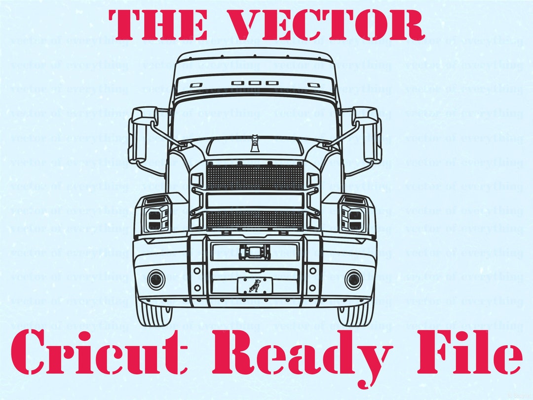 Semi Truck SVG Vector Cut File Cricut Silhouette Laser - Etsy Australia