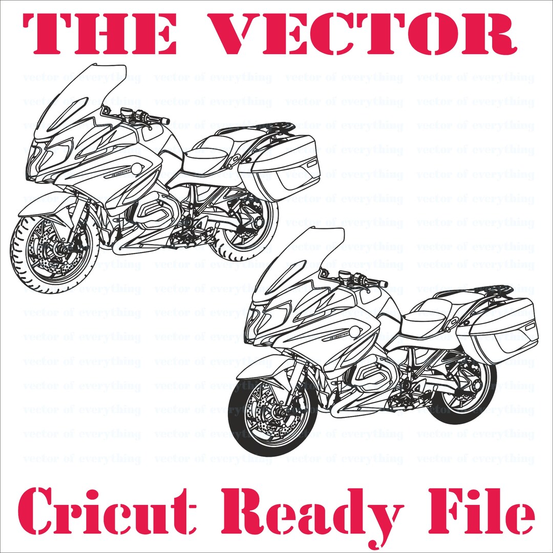 Motorcycle R1200 RT SVG, vector cut file, cricut, silhouette, laser cnc ...