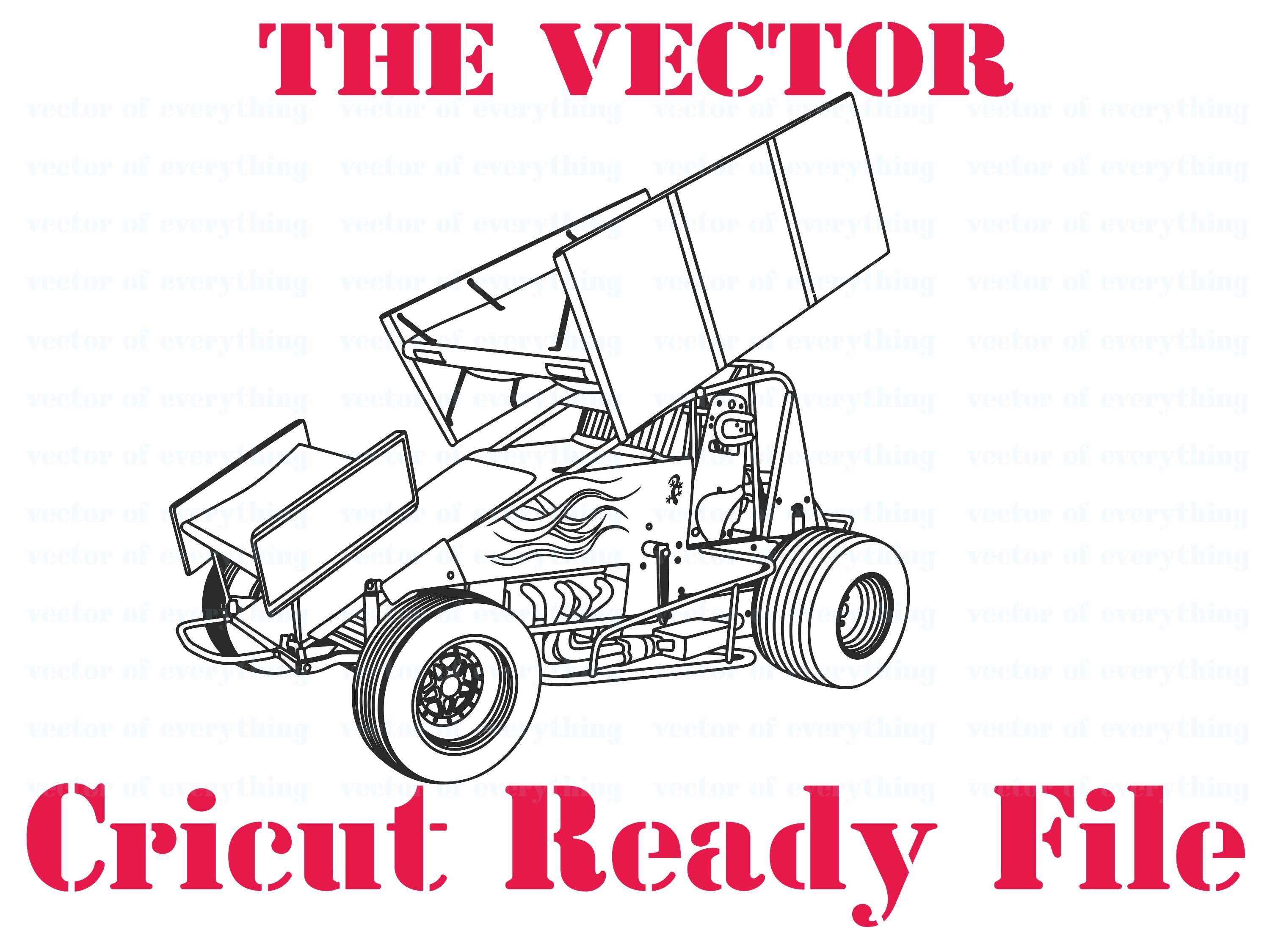Sprint Car Coloring Pages