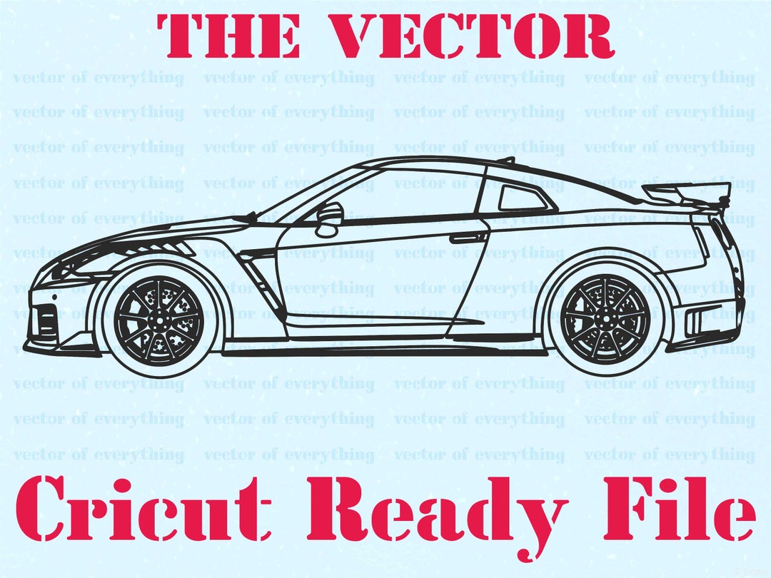 Japanese Sports Car Gtr R35 Nismo SVG Vector Cut File - Etsy Canada