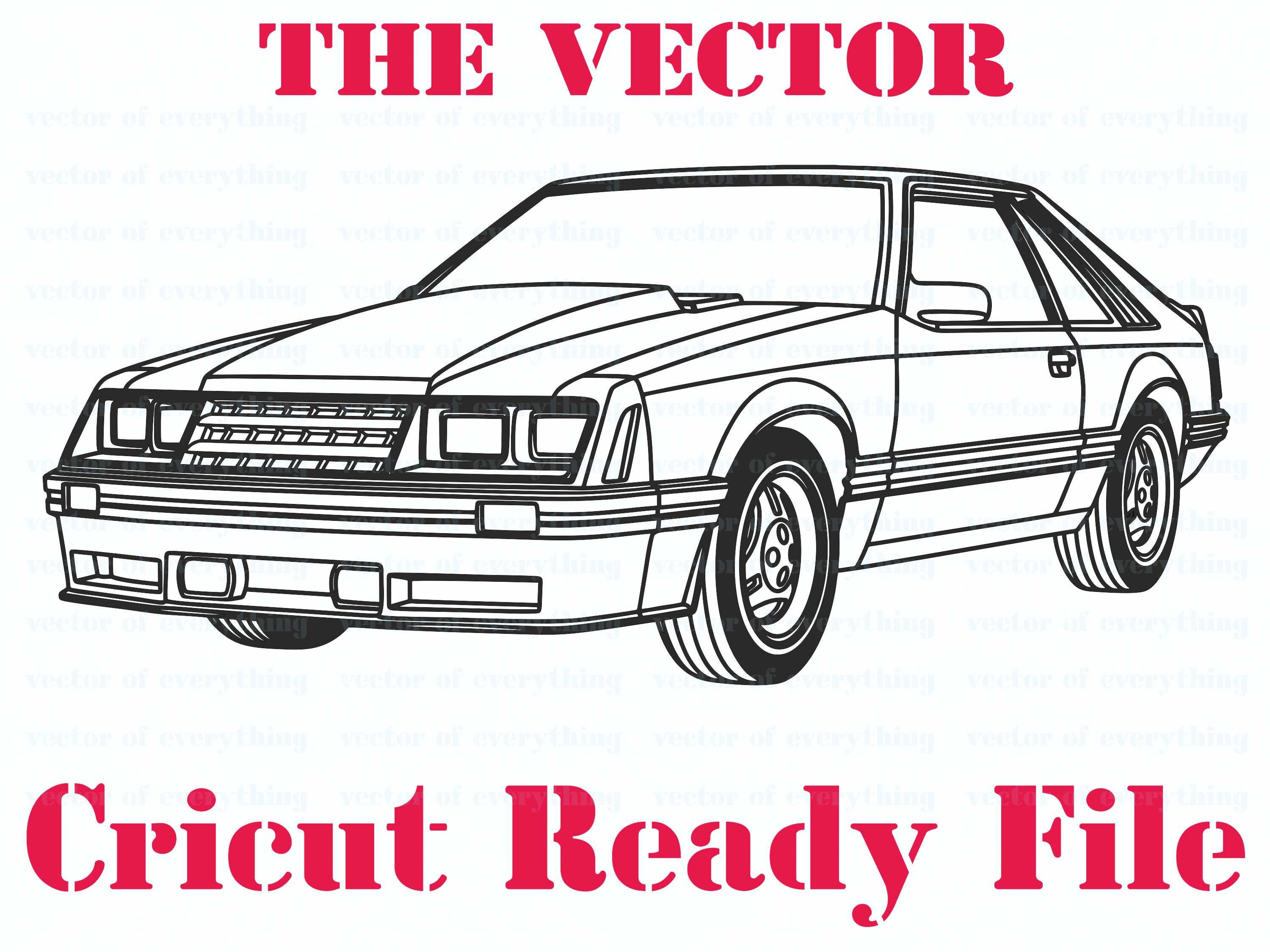 1979 Mustang SVG Vector Cut File Cricut Silhouette Laser - Etsy Denmark