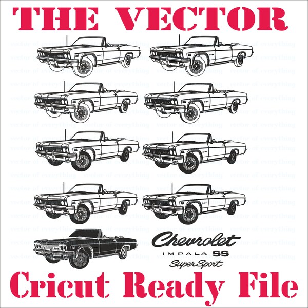 Impala Ss Vector - Etsy