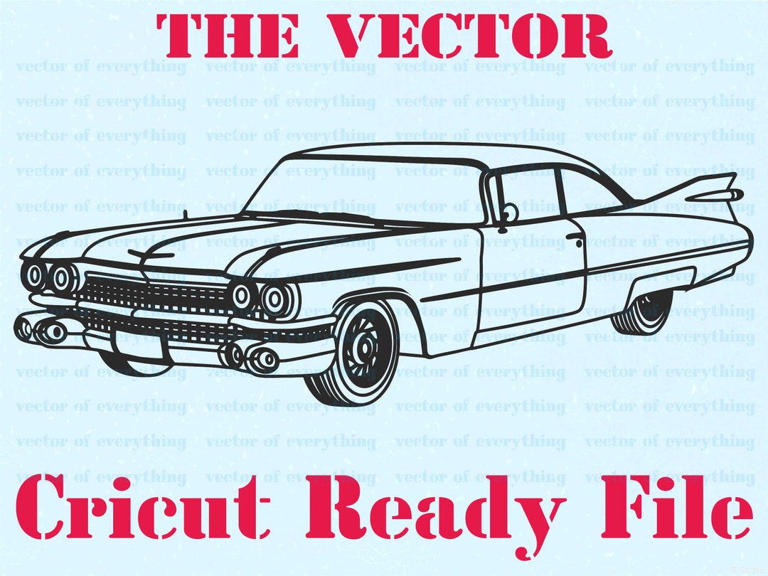 1959 Hardtop Coupe SVG Vector Cut File Cricut Silhouette - Etsy