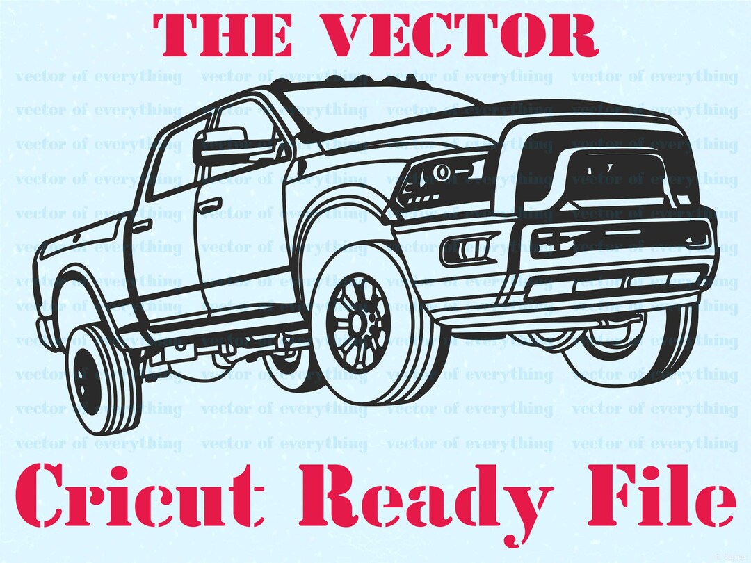 American Truck 2500 SVG Vector Cut File Cricut Silhouette - Etsy