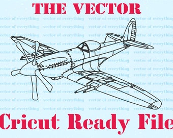 Spitfire Vector File - Etsy