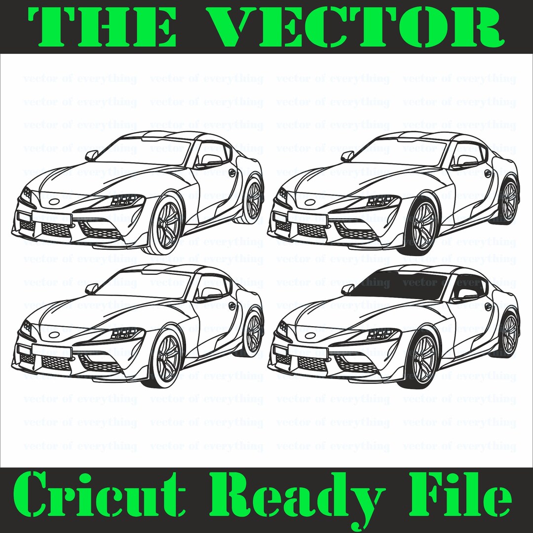 2020 Supra SVG, Vector Cut File, Cricut, Silhouette, Laser CNC, Plotter ...