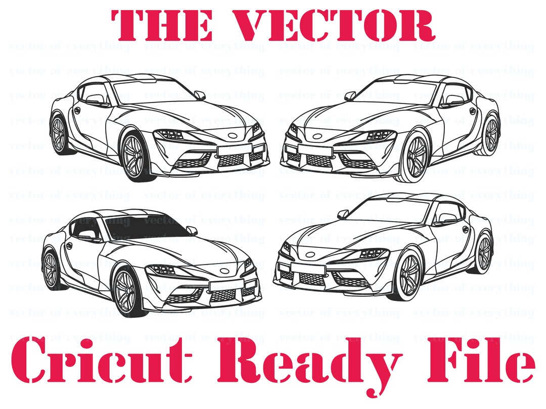 2020 Supra SVG, Vector Cut File, Cricut, Silhouette, Laser CNC, Plotter ...