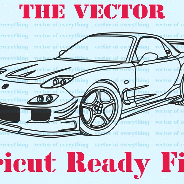 Mazda rx7 cricut svg - Etsy México