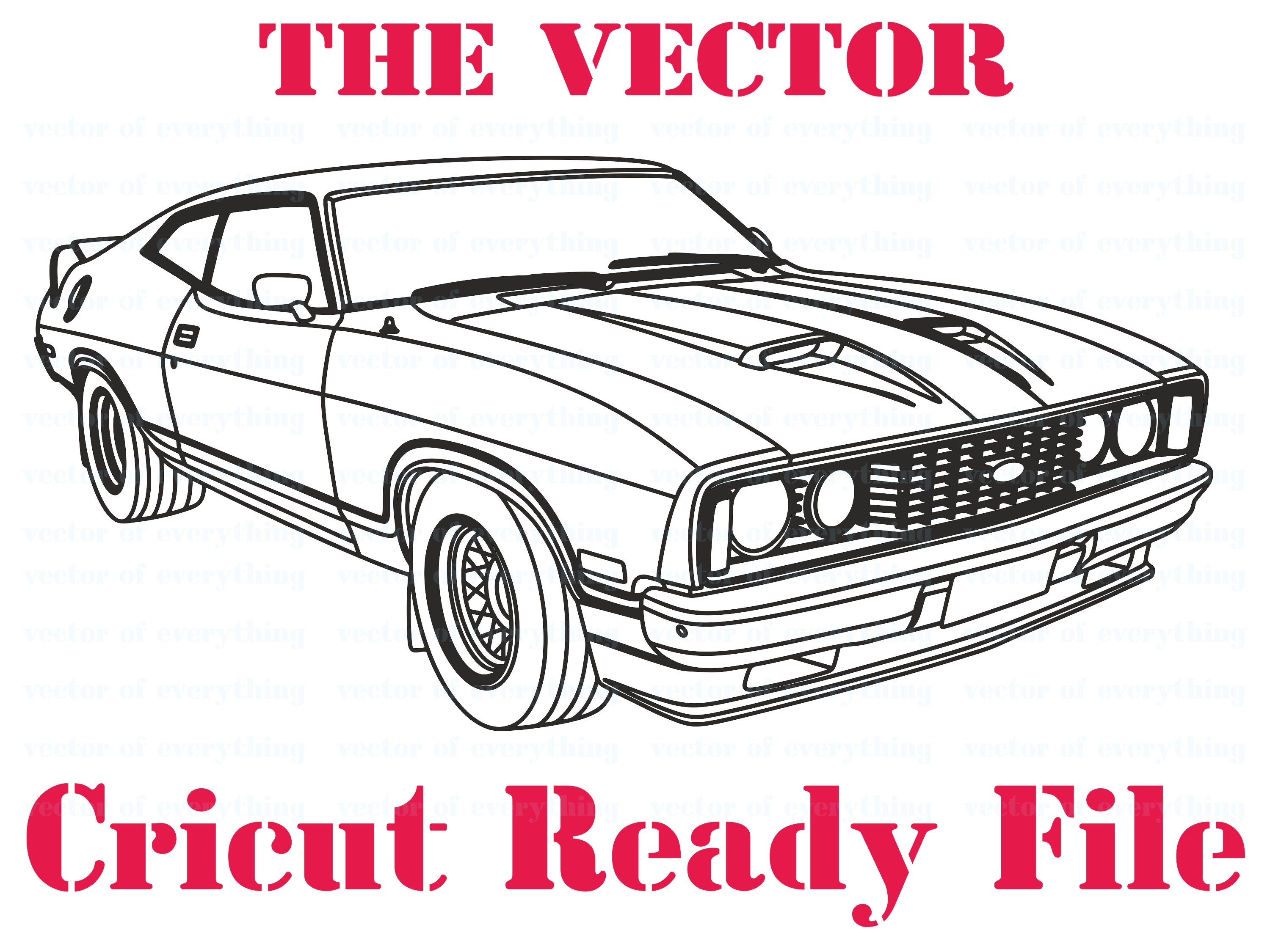 1978 Aussie Ford Falcon XC Cobra SVG Vector Cut file Cricut - Etsy México