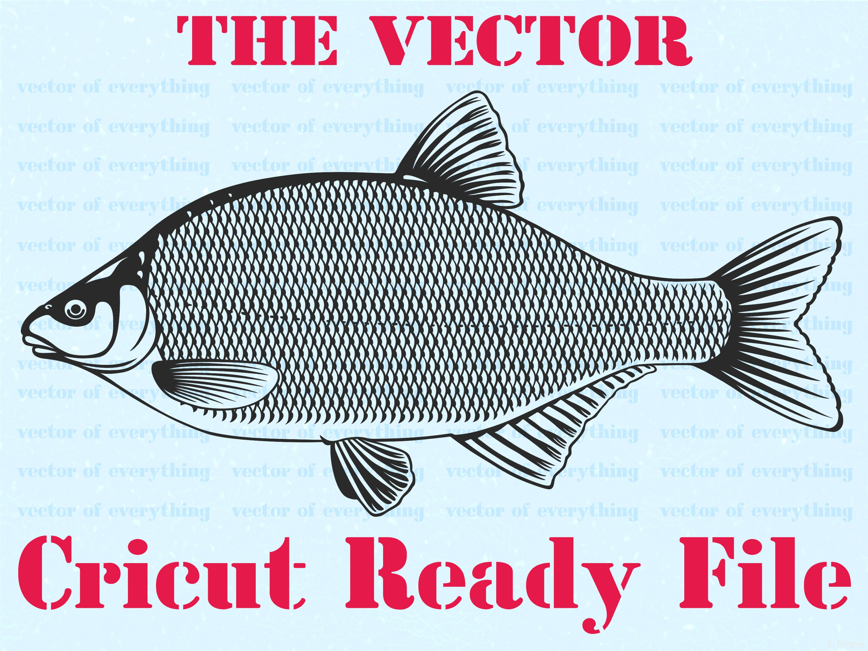 Sea Bream Fish SVG Vector Cut File Cricut Silhouette Laser - Etsy Australia