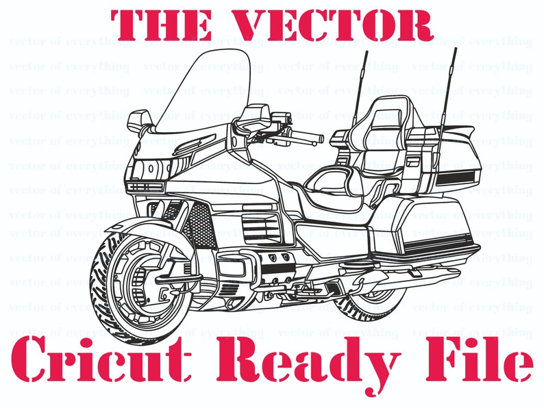 Japanese Motorcycle Goldwing SVG Vector Cut File Cricut - Etsy