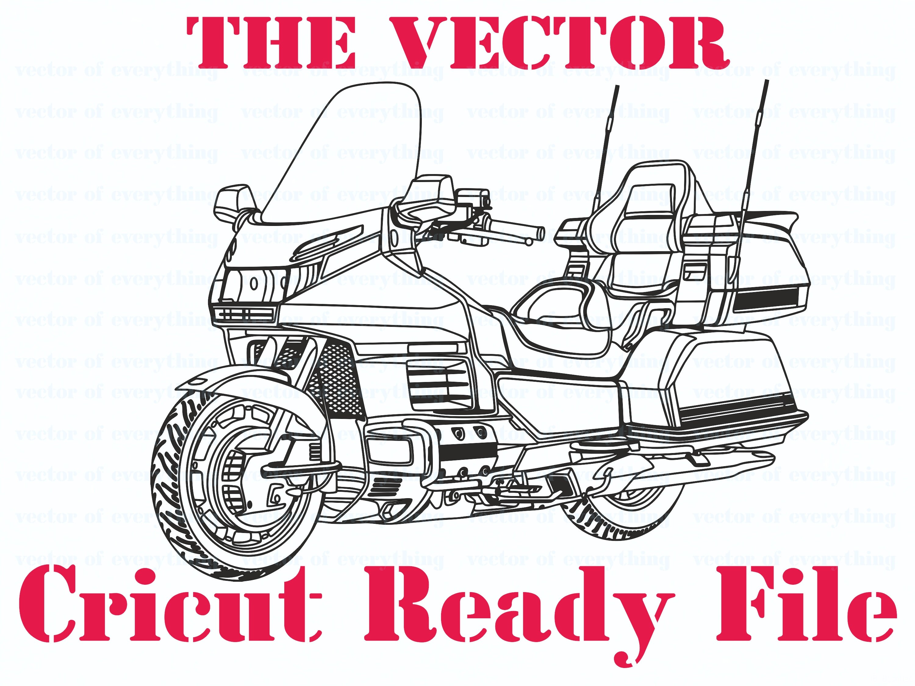 Japanese Motorcycle Goldwing SVG Vector Cut File Cricut - Etsy