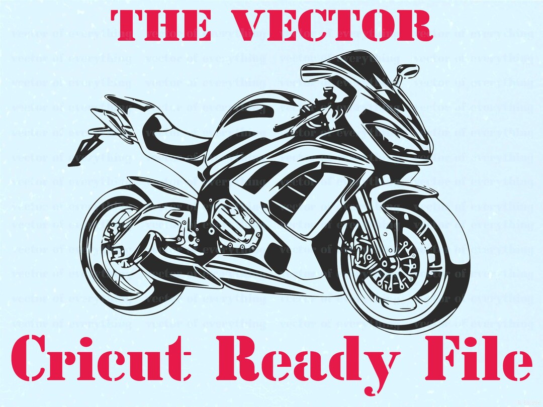 Race Motorcycle, Racing Motorbike SVG, Vector Cut File, Cricut ...