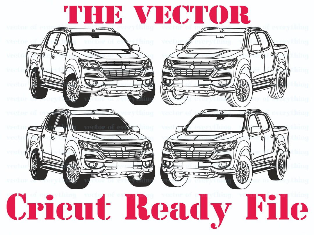 Aussie Truck Colorado Z71 Pickup SVG Vector Cut File Cricut - Etsy