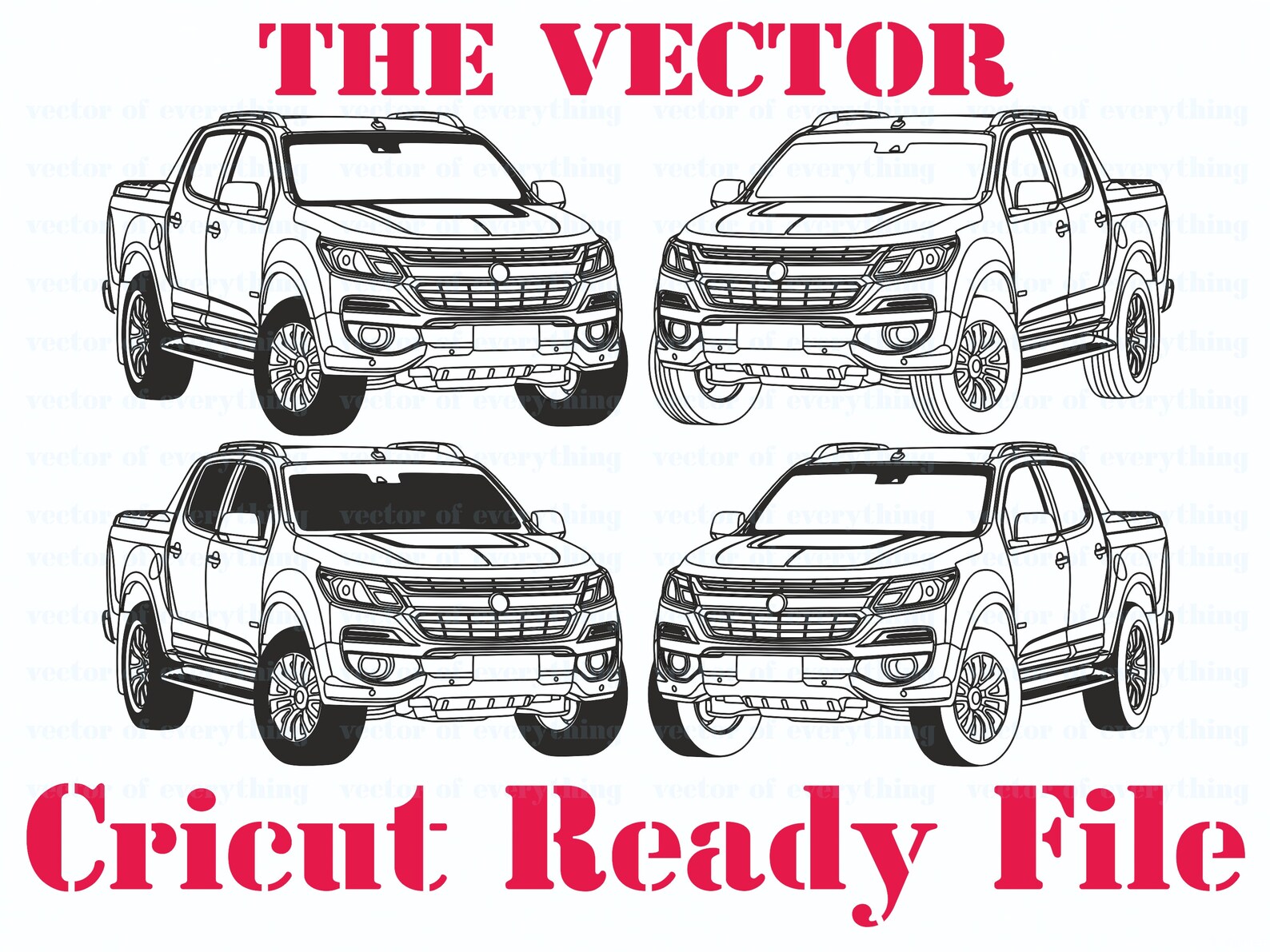 Aussie Truck Colorado Z71 Pickup SVG Vector Cut File Cricut - Etsy