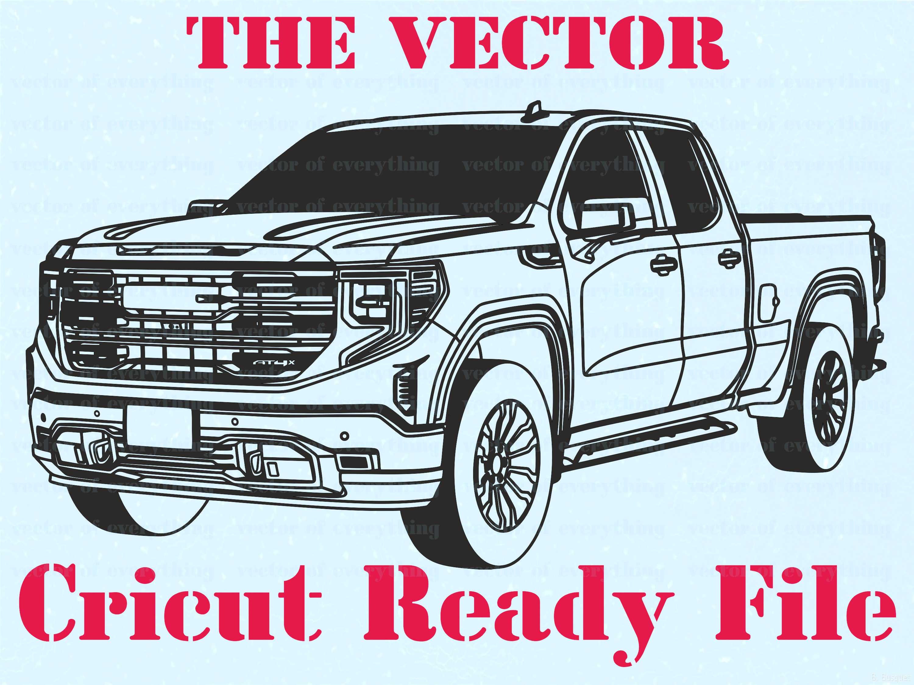 2022 Sierra At4x Truck SVG Vector Cut File Cricut - Etsy Canada