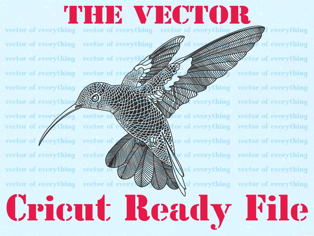 Humming Bird SVG, Vector Cut File, Cricut, Silhouette, Laser Cnc ...