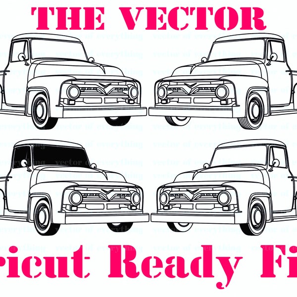 1955 Ford Svg - Etsy