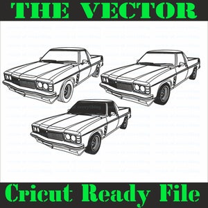 1979 Australian Car Hx Ute SVG, Vector Cut File, Cricut, Silhouette ...