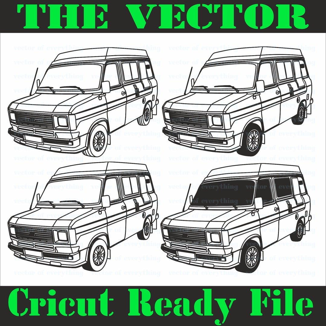 Buy Vintage Van Ford Transit SVG, Vector Cut File, Cricut, Silhouette ...