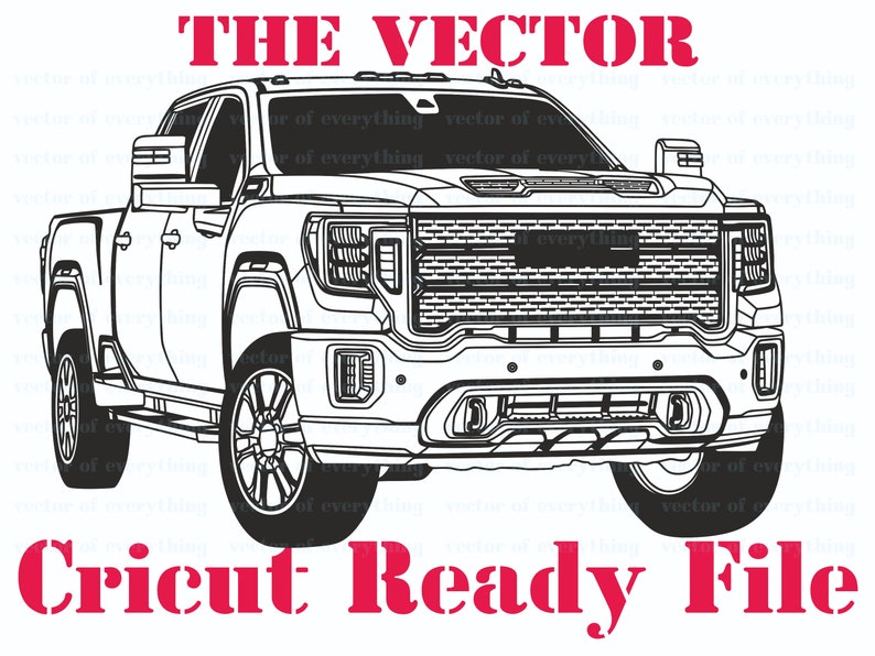 Sierra 2500 HD Denali Crew SVG Vector Cut File Cricut - Etsy