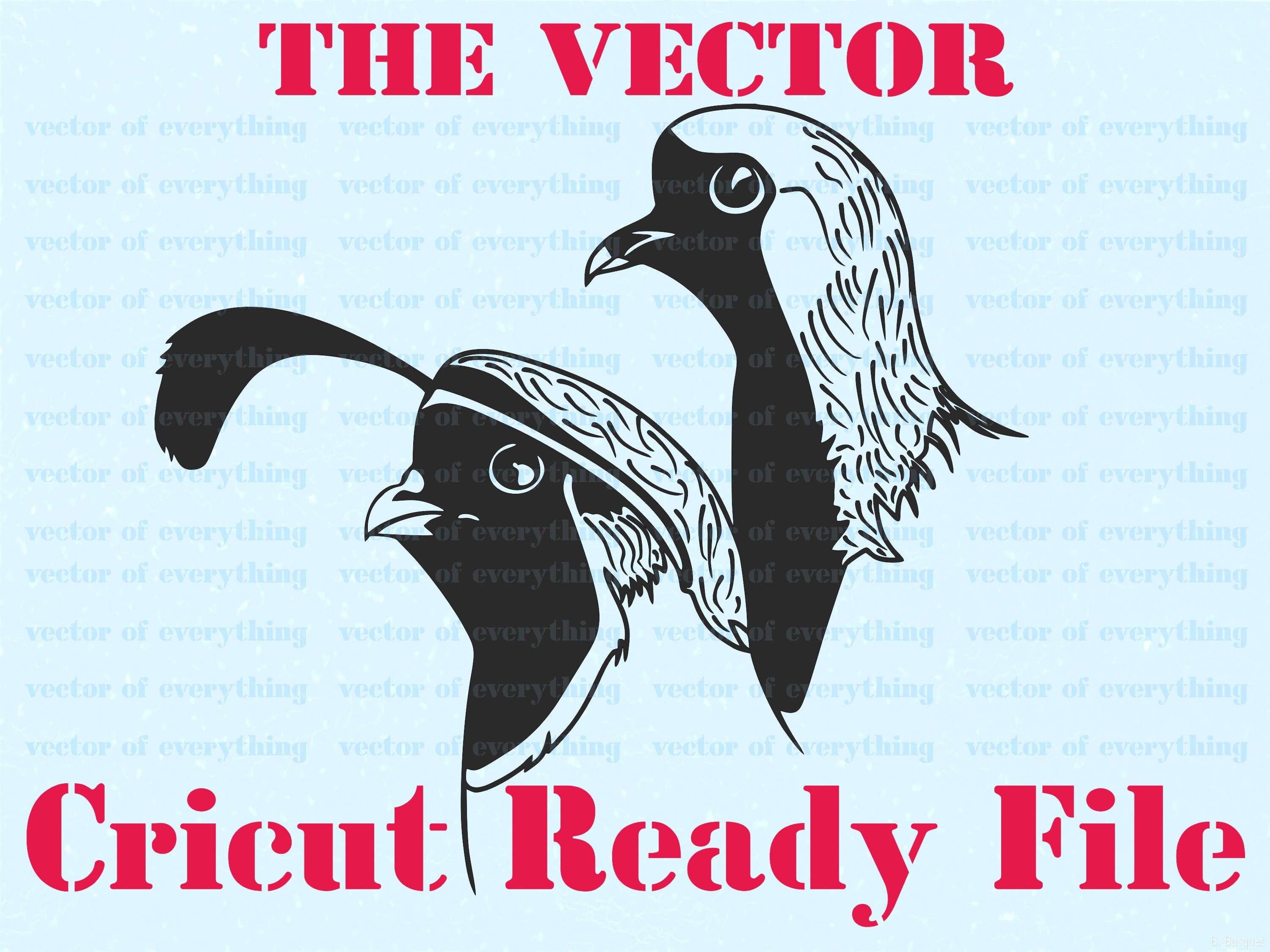 Quail and Pigeon SVG Vector Cut File Cricut Silhouette - Etsy Canada