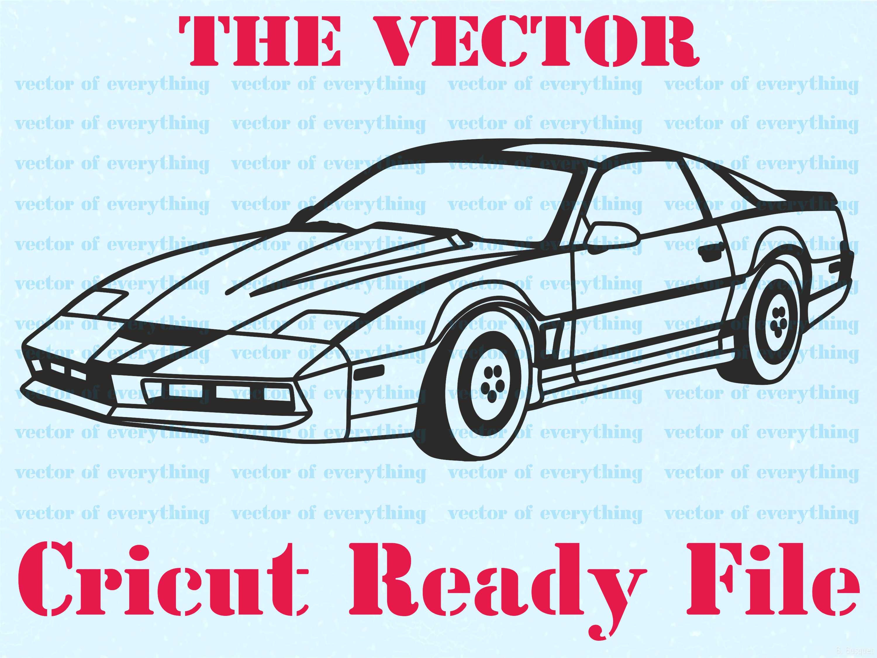 Knight Rider Trans Am SVG Vector Cut File Cricut - Etsy Canada