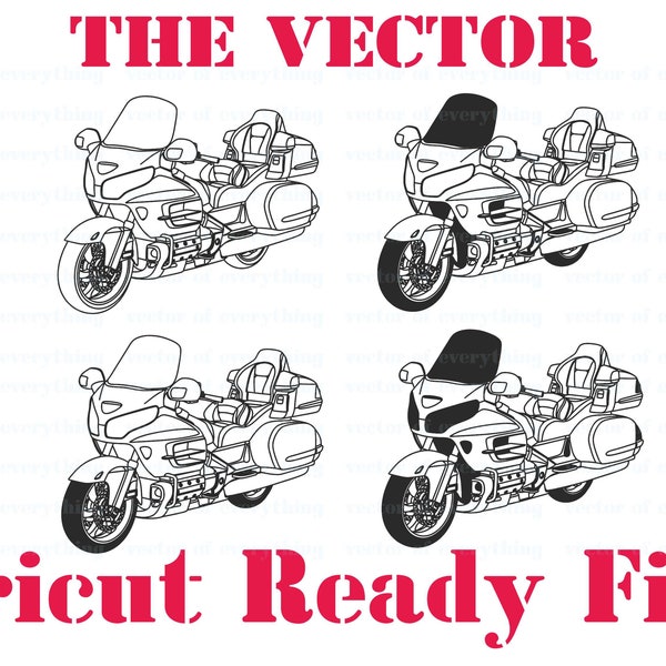 Honda Goldwing Svg - Etsy