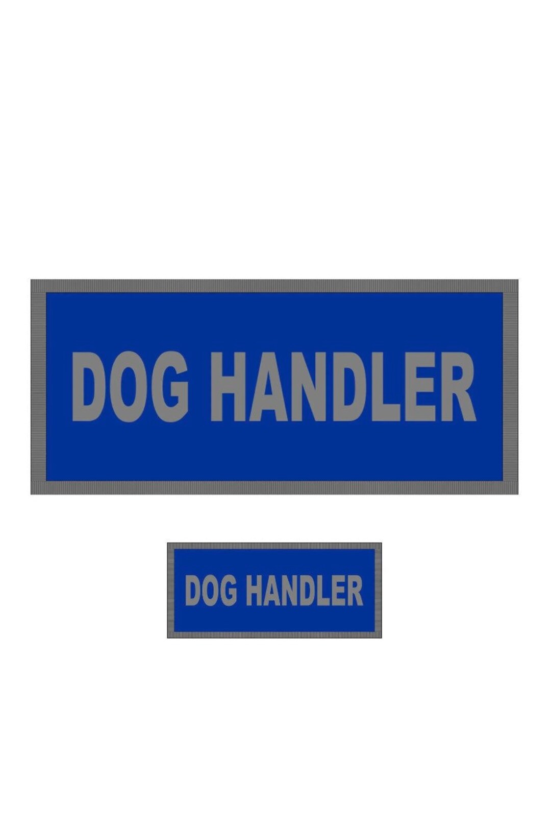 Reflectives Blue Plastic Badges Pack of 2 2 Hi Viz Tactical Vest Insert ...