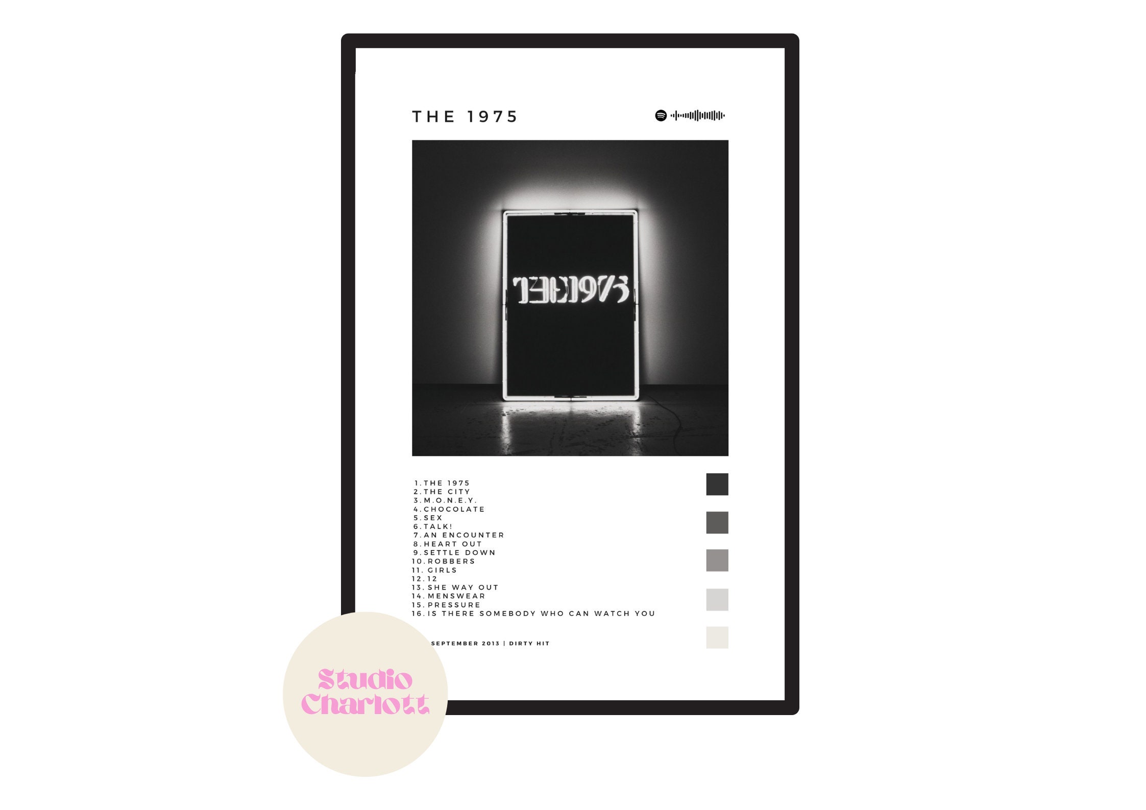 The 1975 Self Titled First Album Poster Printable Digital Download The ...