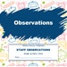 Observations for Children's Nursery, Childminder, Editable, Printable ...