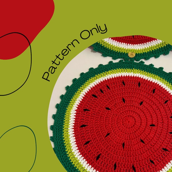 Watermelon Placemats - Etsy