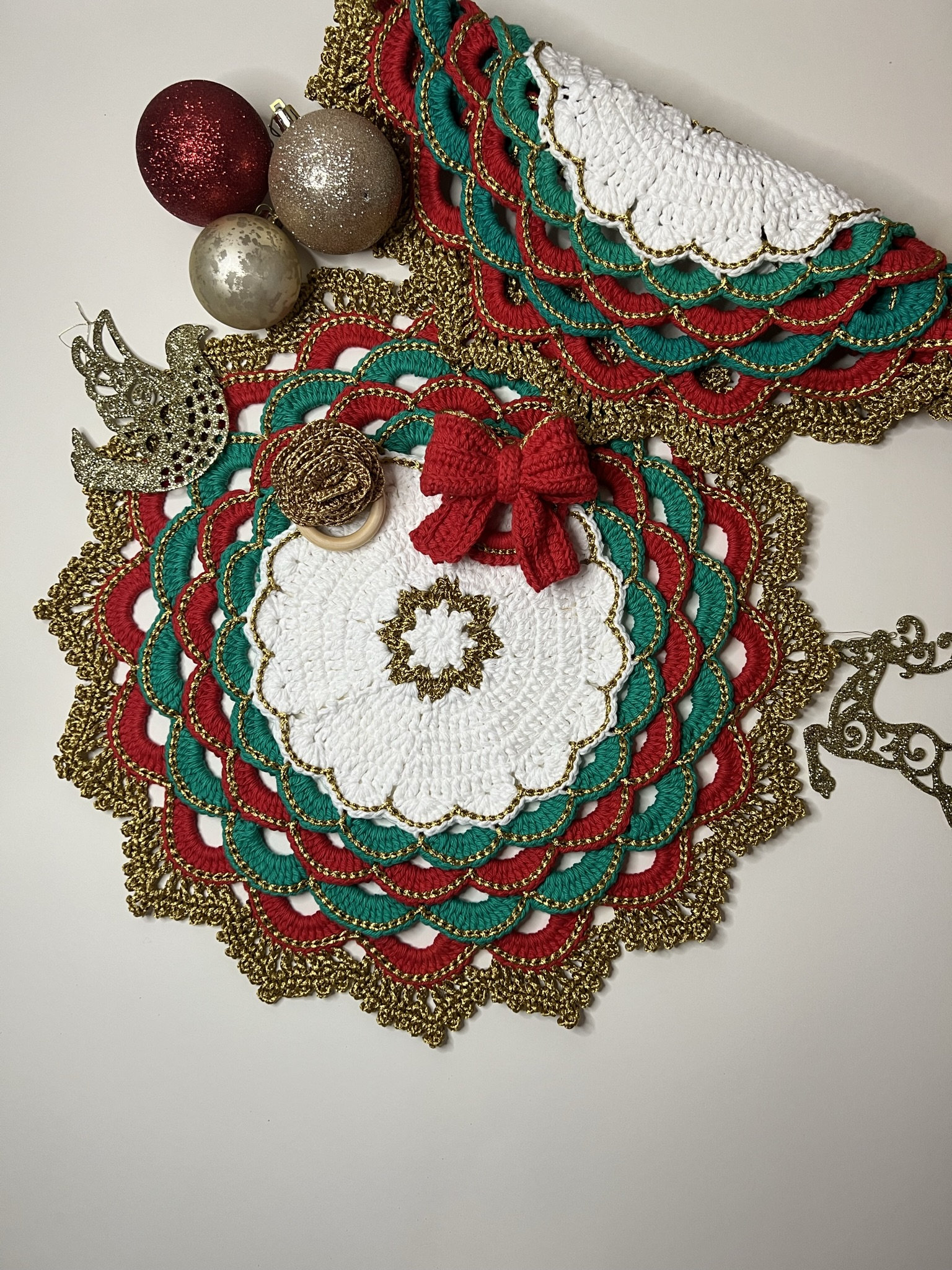 Pattern, Crochet Placemat Pattern, Turkish Model Placemat, Table ...