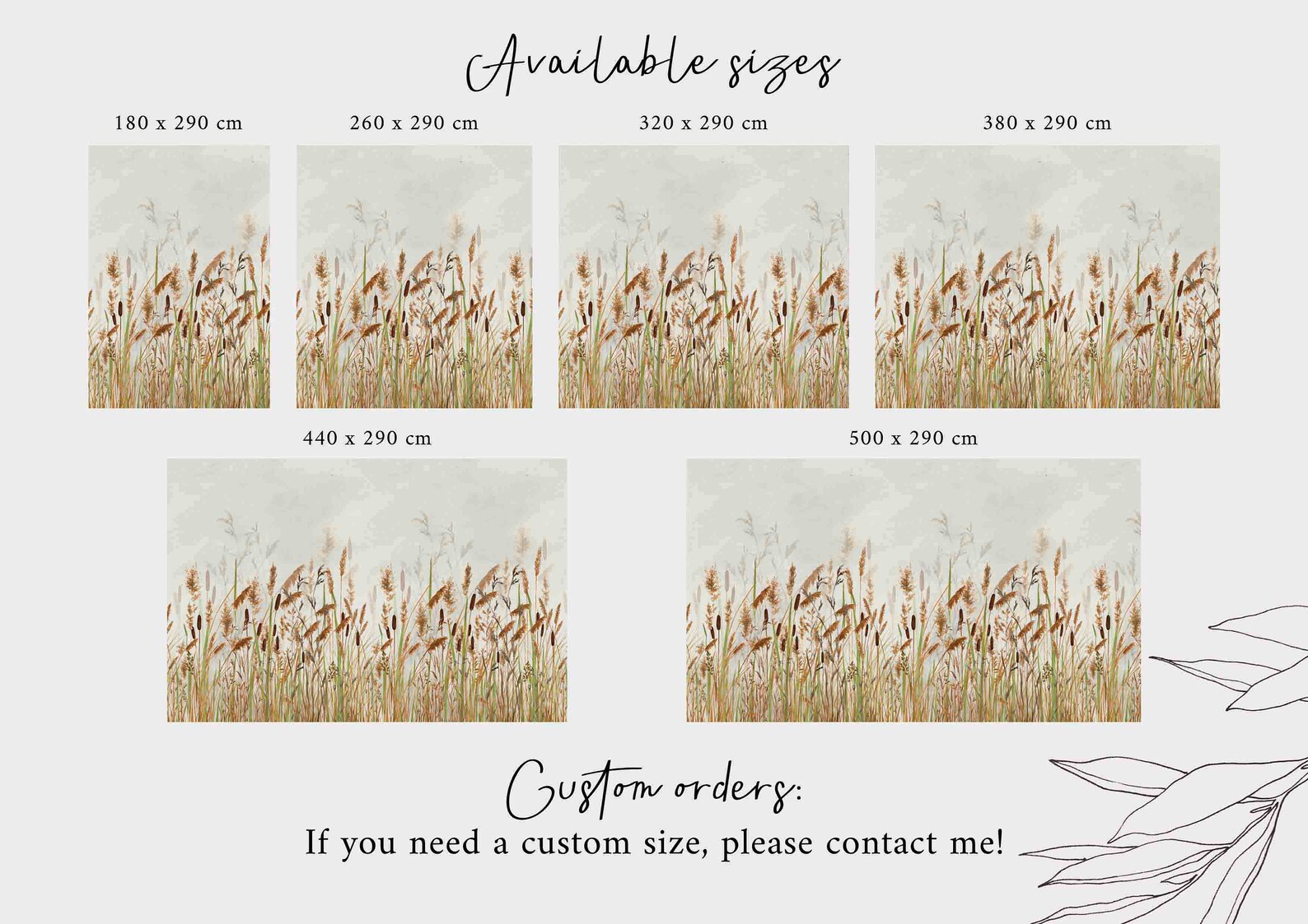 Wallpaper reed Color FREE SHIPPING WORLDWIDE Wall - Etsy