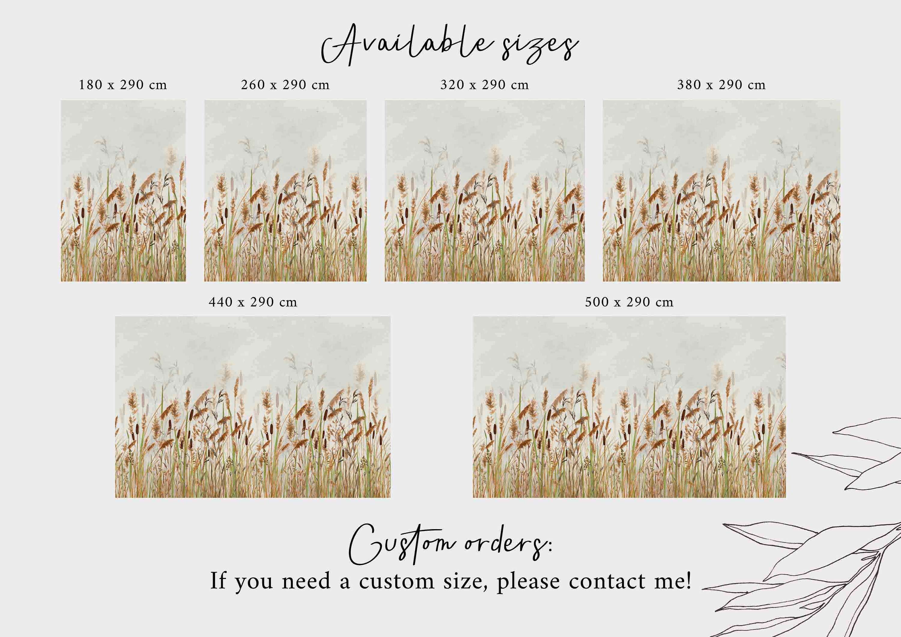 Wallpaper reed Color FREE SHIPPING WORLDWIDE Wall - Etsy