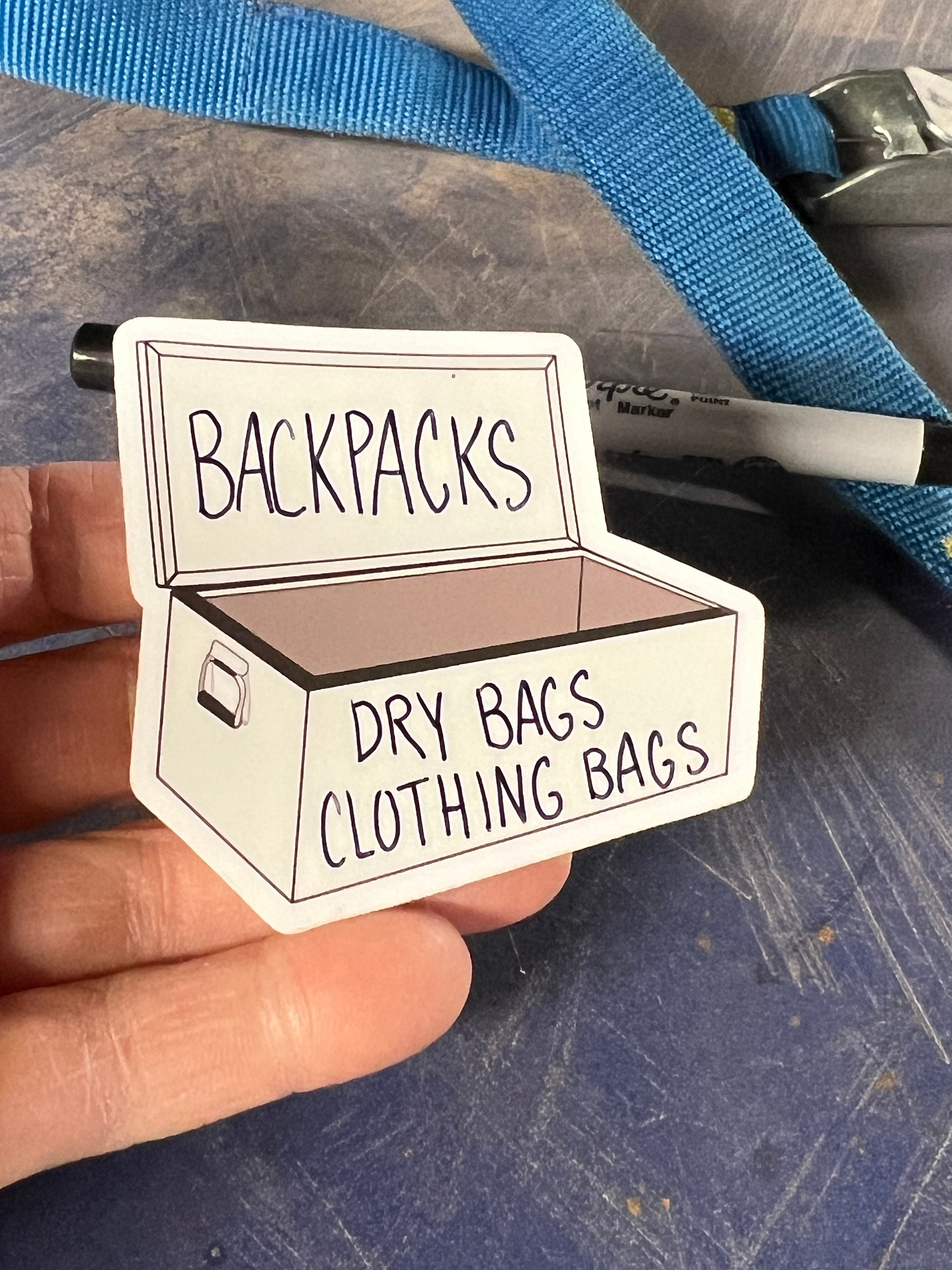 Sticker Pack, Storage Decals, Waterproof Vinyl, Rafting, Camping ...