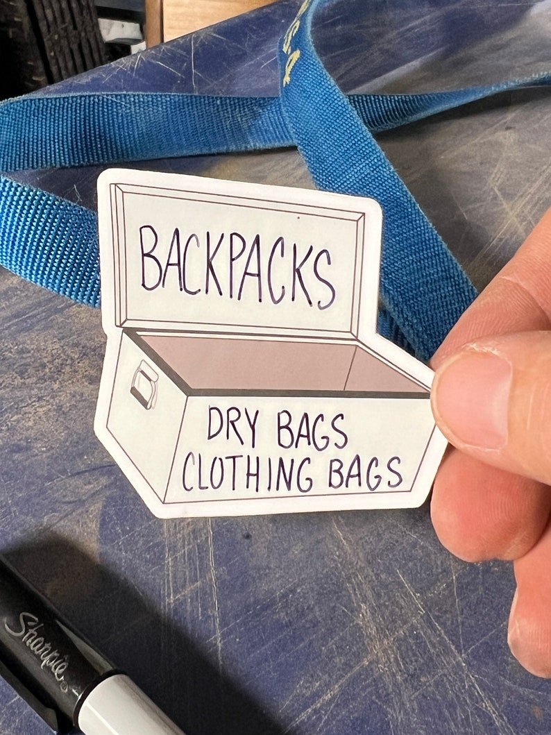 Sticker Pack, Storage Decals, Waterproof Vinyl, Rafting, Camping ...