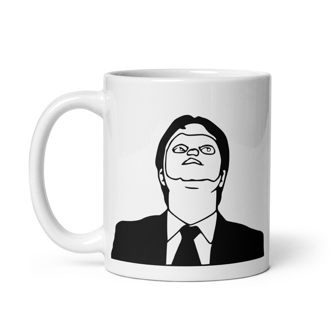 Dwight Meme Mug With Hannibal Face Ceramic Coffee Mug Meme Coffee Mug ...