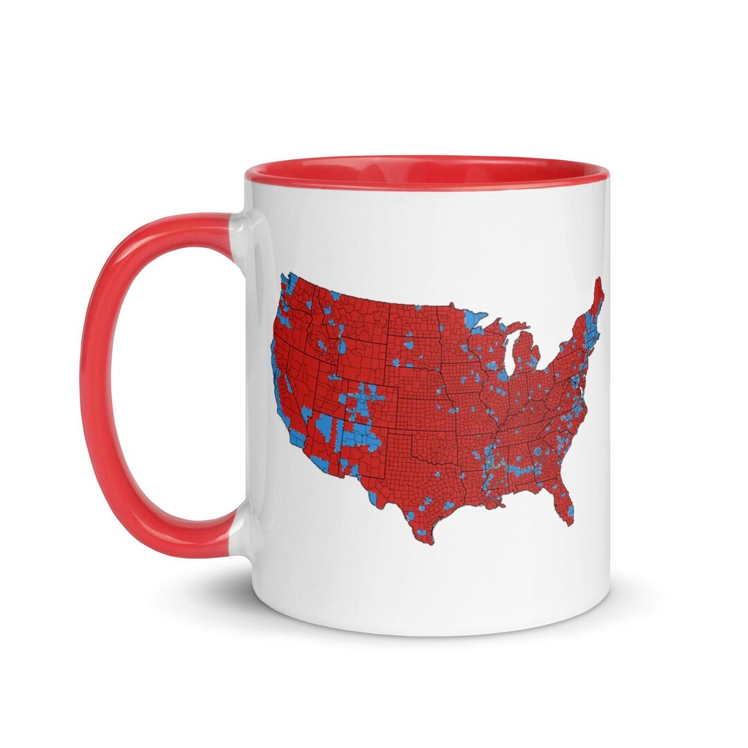 2024 Landslide Presidential Election Results Coffee Mug Trump Country ...