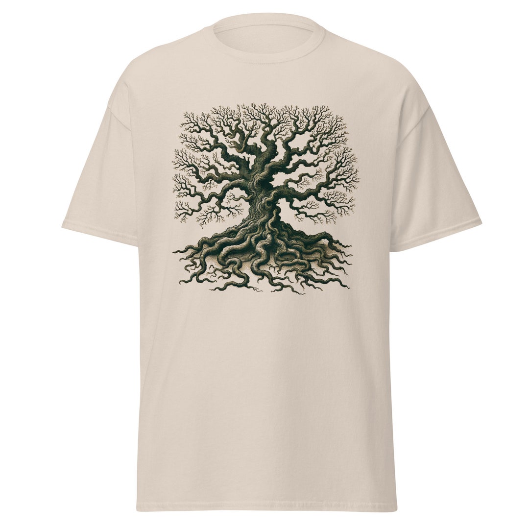 Twisted Tree Tshirt Gnarled Tree Tshirt Men's Graphic Tee Tree of Life ...