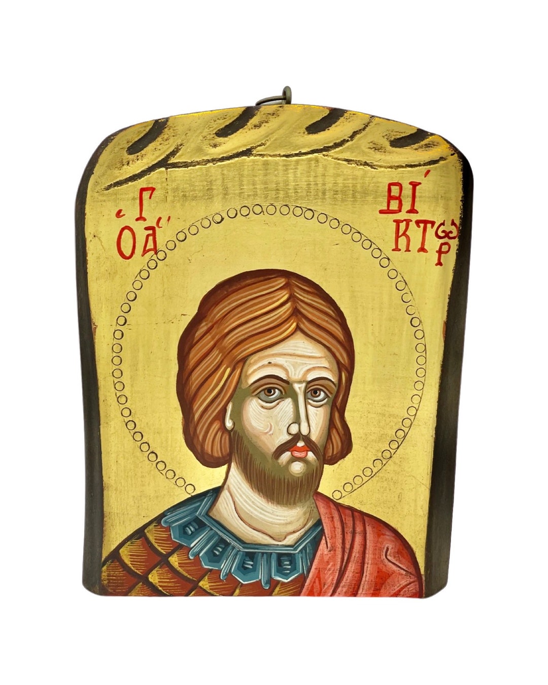 Orthodox Icon Saint Victor the Great-martyr Byzantine Icon Religious ...