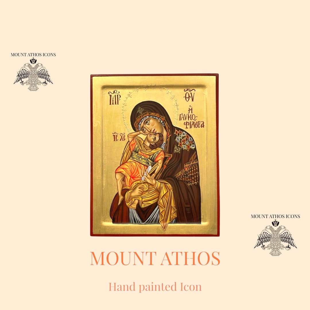 Theotokos Glykophilousa,mount Athos,monasteries,mount Athos Icon ...