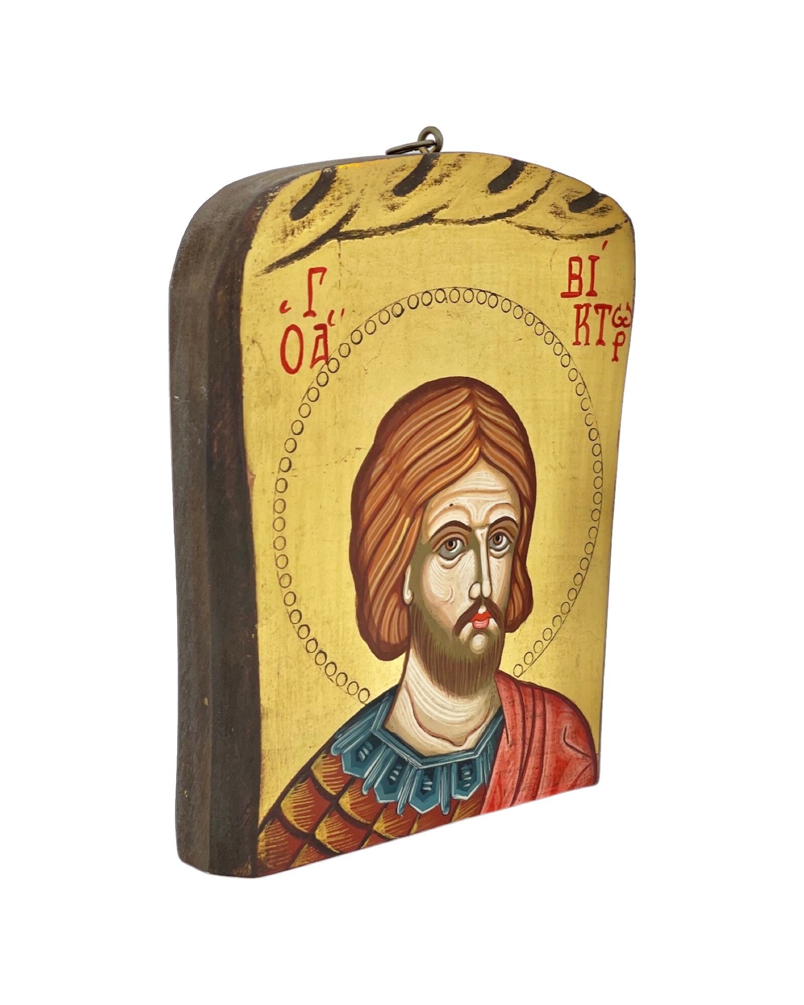 Orthodox Icon Saint Victor the Great-martyr Byzantine Icon - Etsy