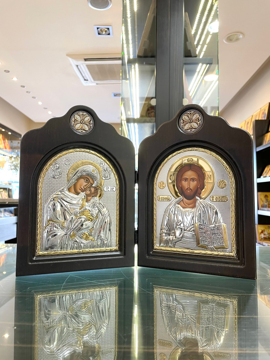 Mother of God,jesus Christ,monasteries,mount Athos Icon,orthodox Icon ...