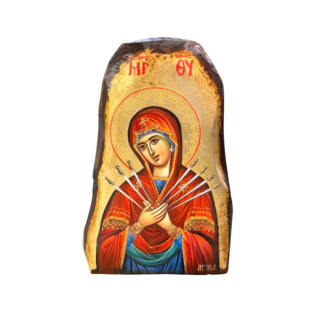 Theotokos of the 7 Swords,mount Athos,monasteries,mount Athos Icon ...