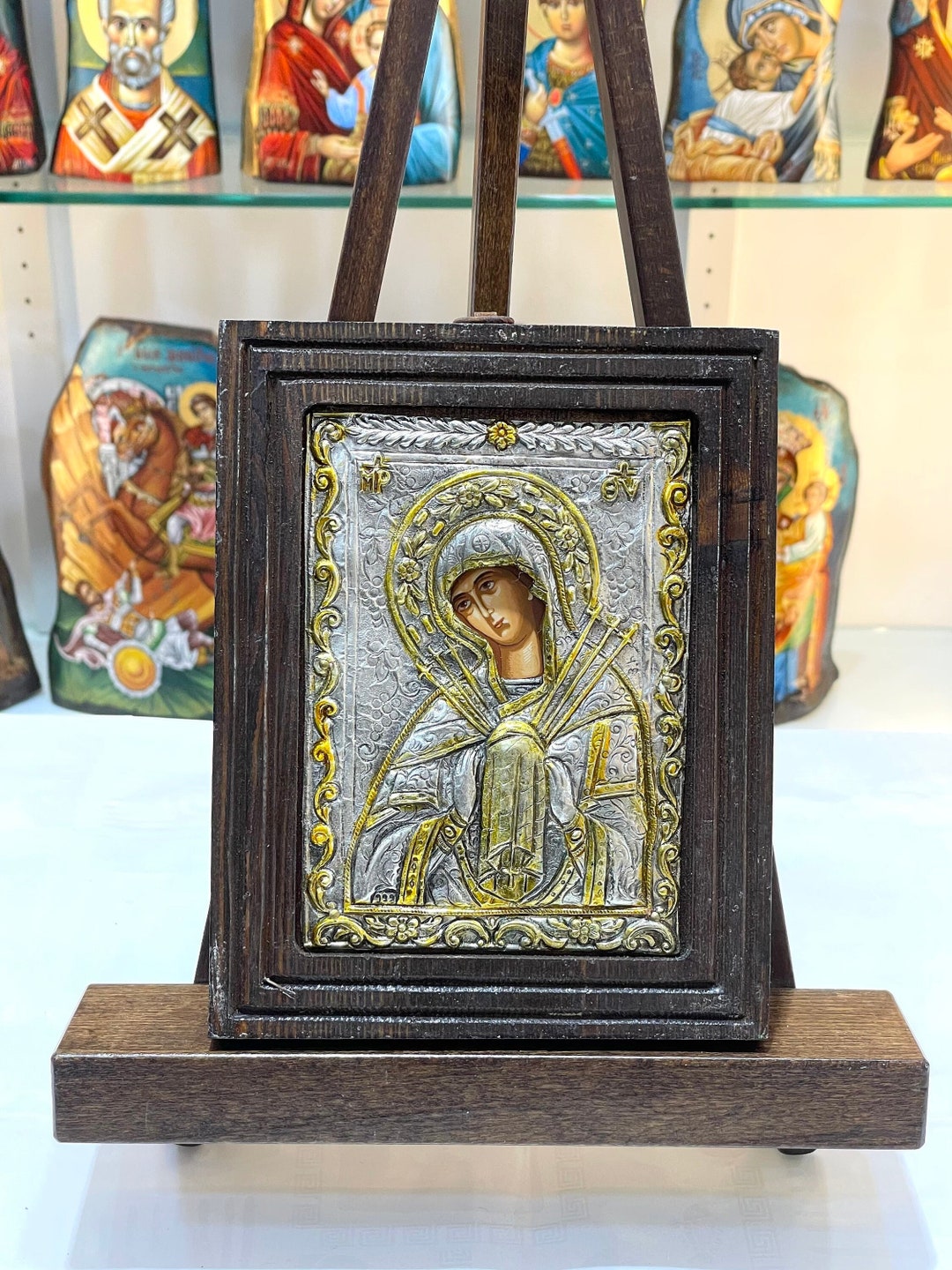Theotokos of the 7 Swords,mount Athos,monasteries,mount Athos Icon ...