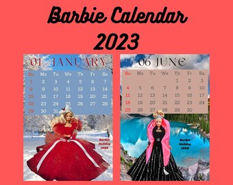 Barbie 2023 Calendar - Etsy