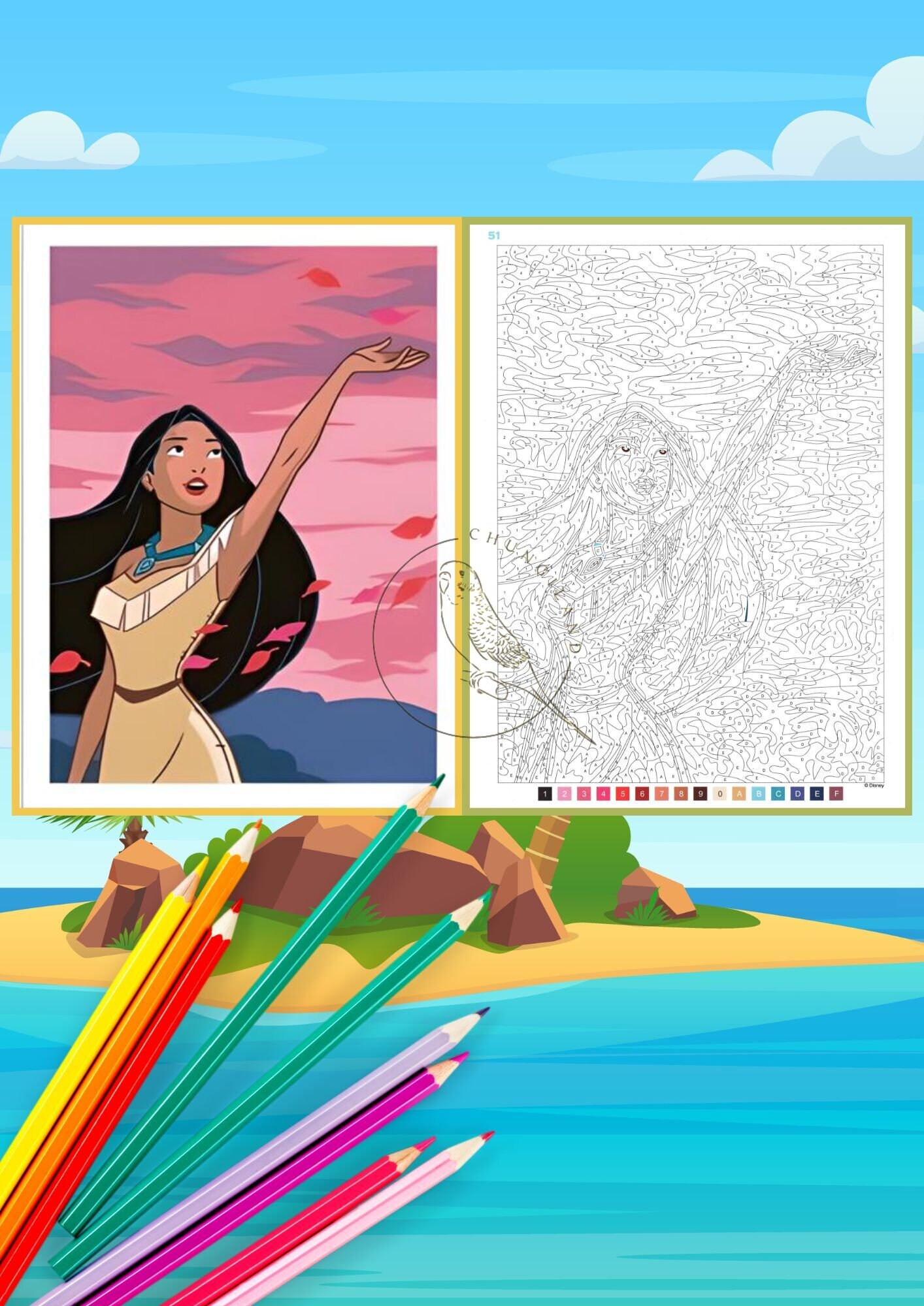 Color by Number Coloring Book Printable PDF Instant Digital Download ...