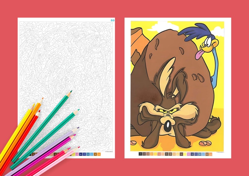 Coloring Book Color by Number 100 Pages to Color Printable PDF Instant ...