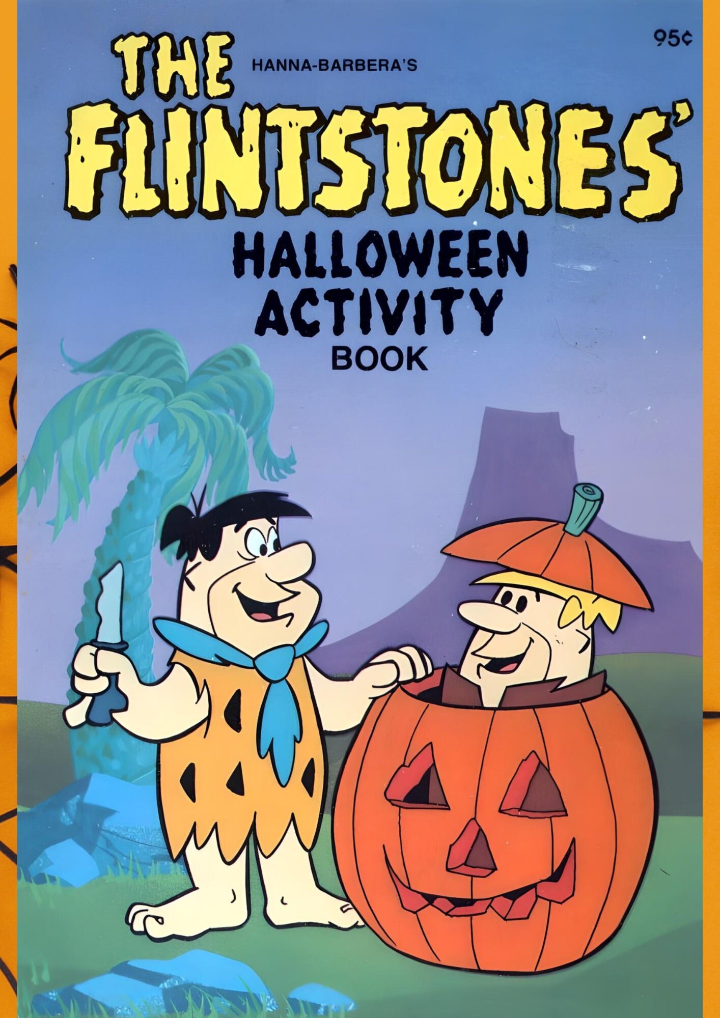 Vintage Activity Book the Flintstones Halloween Printable PDF Instant ...